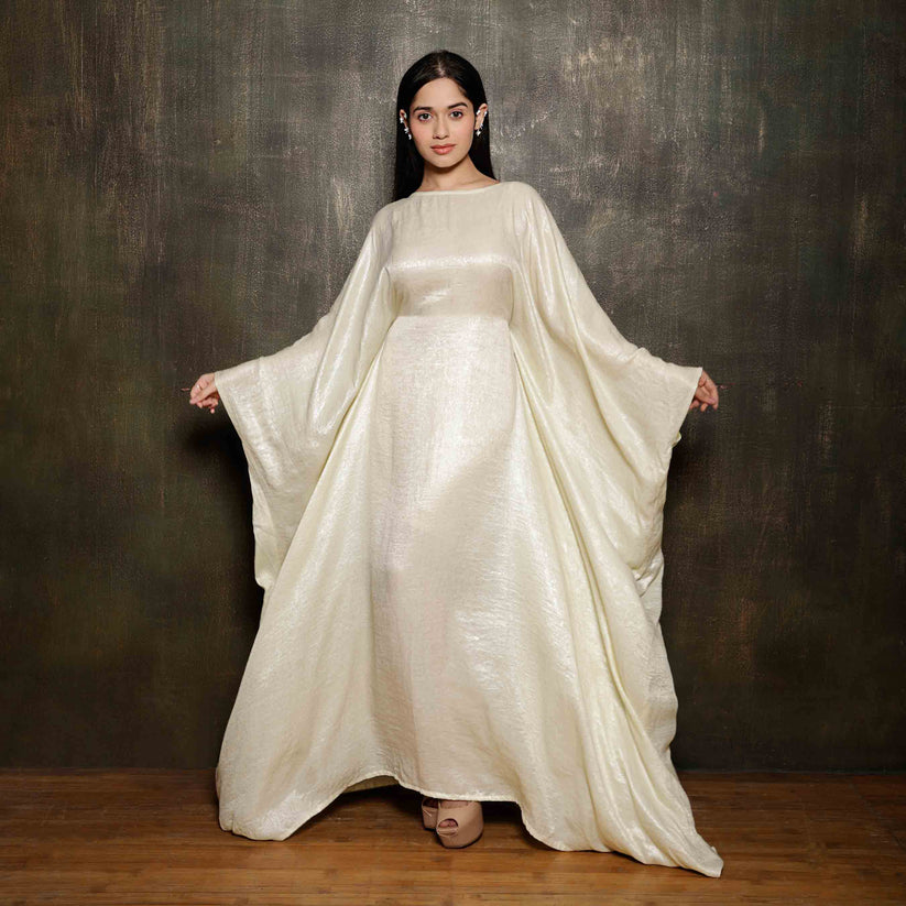 Shimmering Georgette Kaftan - Timeless Grace – Nayaab By Jannat